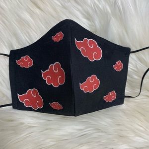 Hand Crafted | Accessories | Naruto Face Mask Reversible Triple Layered ...